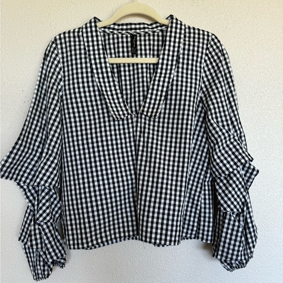 Zara | Tops | Zara Trafaluc Collection Collard Shirt | Poshmark